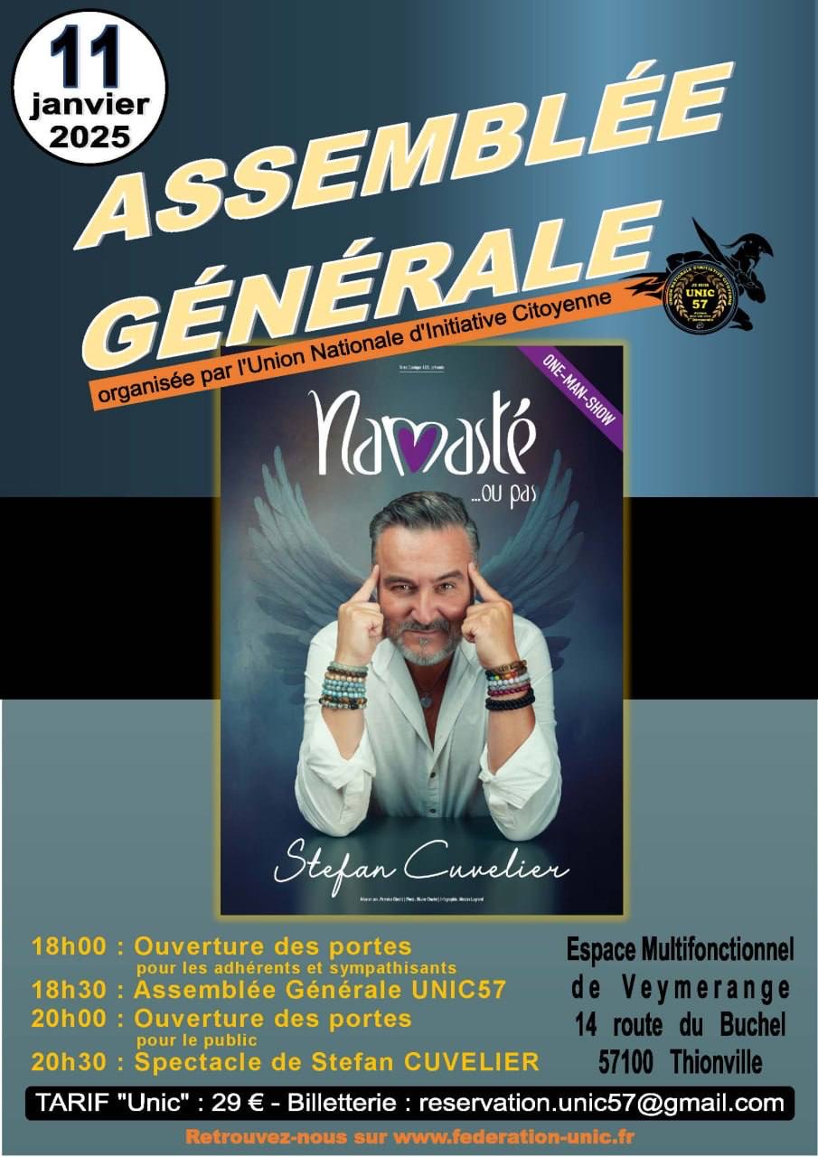 Stefan Cuvelier invité par l'UNIC57